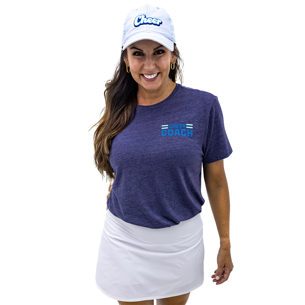 Navy Cheer Coach T-Shirt - Varsity Shop