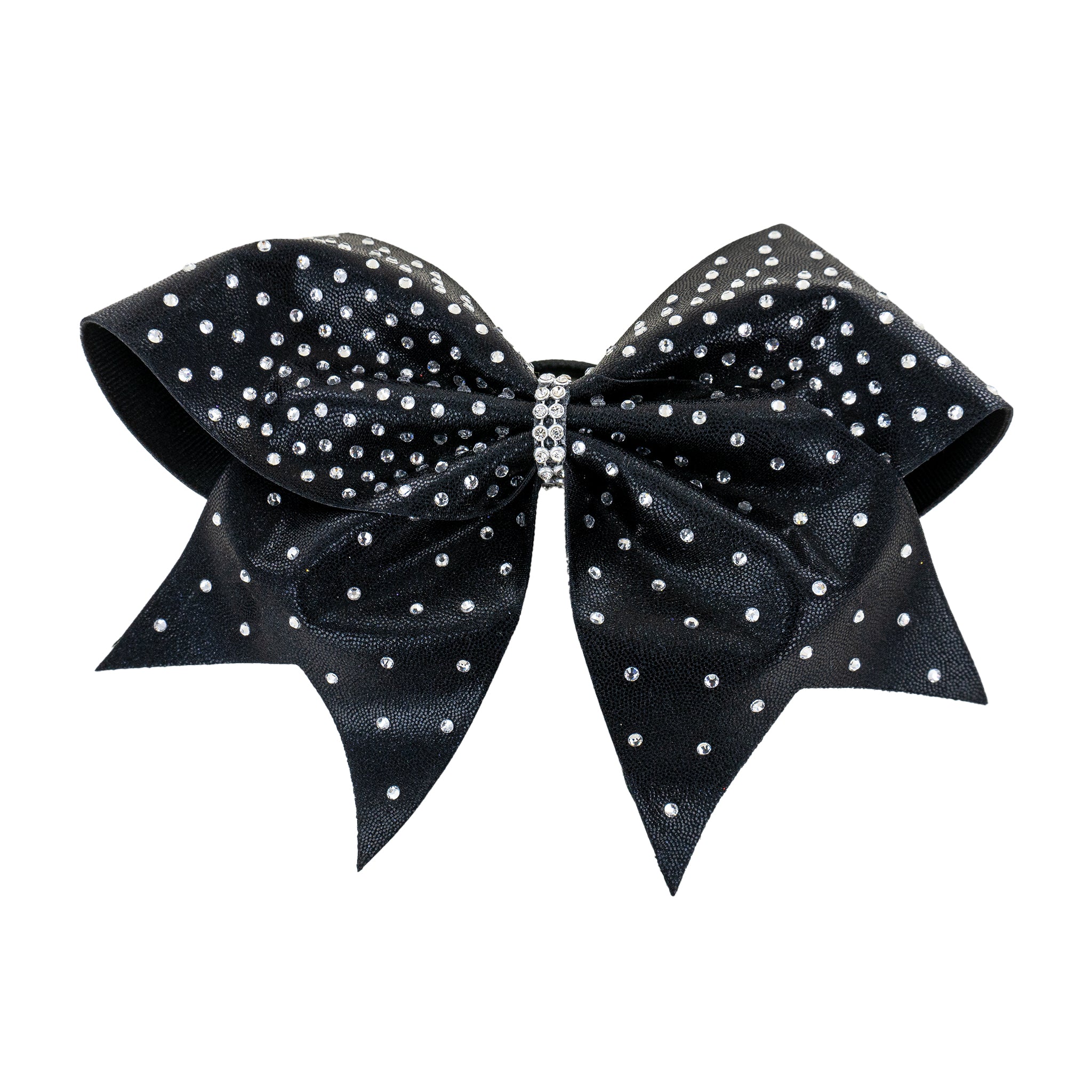 Black Rhinestone Cheer Bow - Varsity Shop