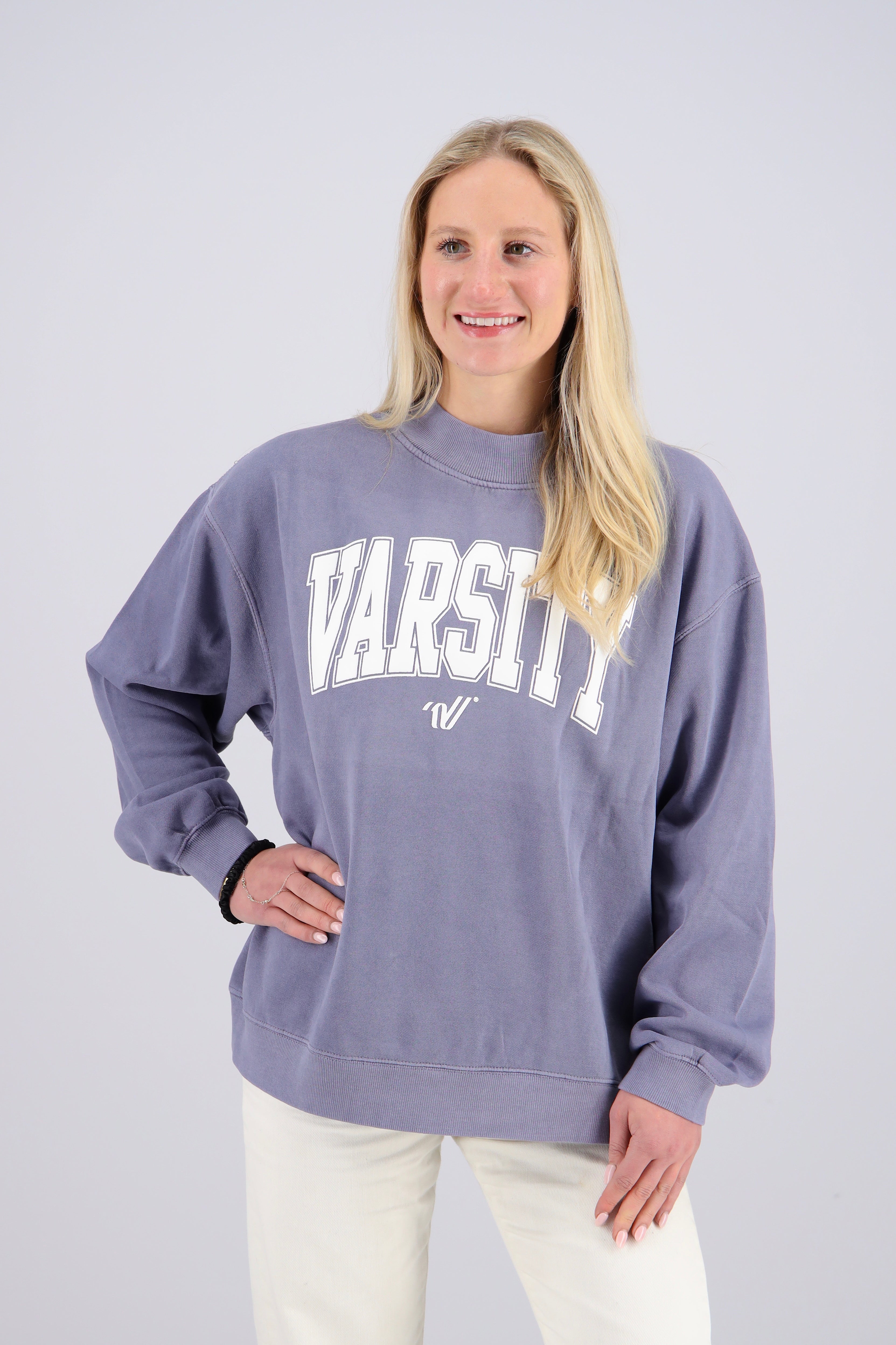 Varsity Mock Neck Sweatshirt - Varsity Shop