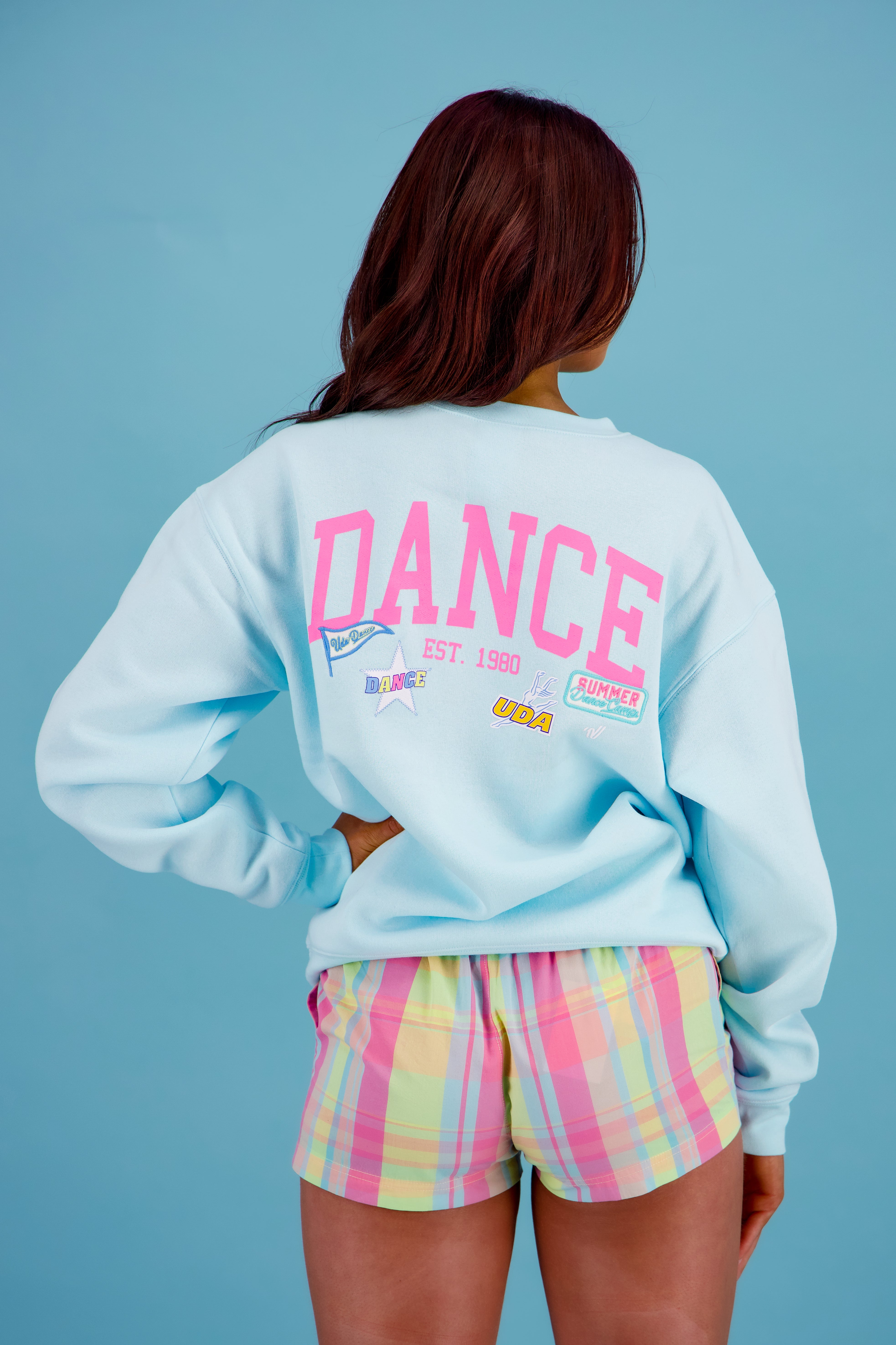UDA Clear Sky Camp Sweat - YL / Light Blue - Varsity Shop