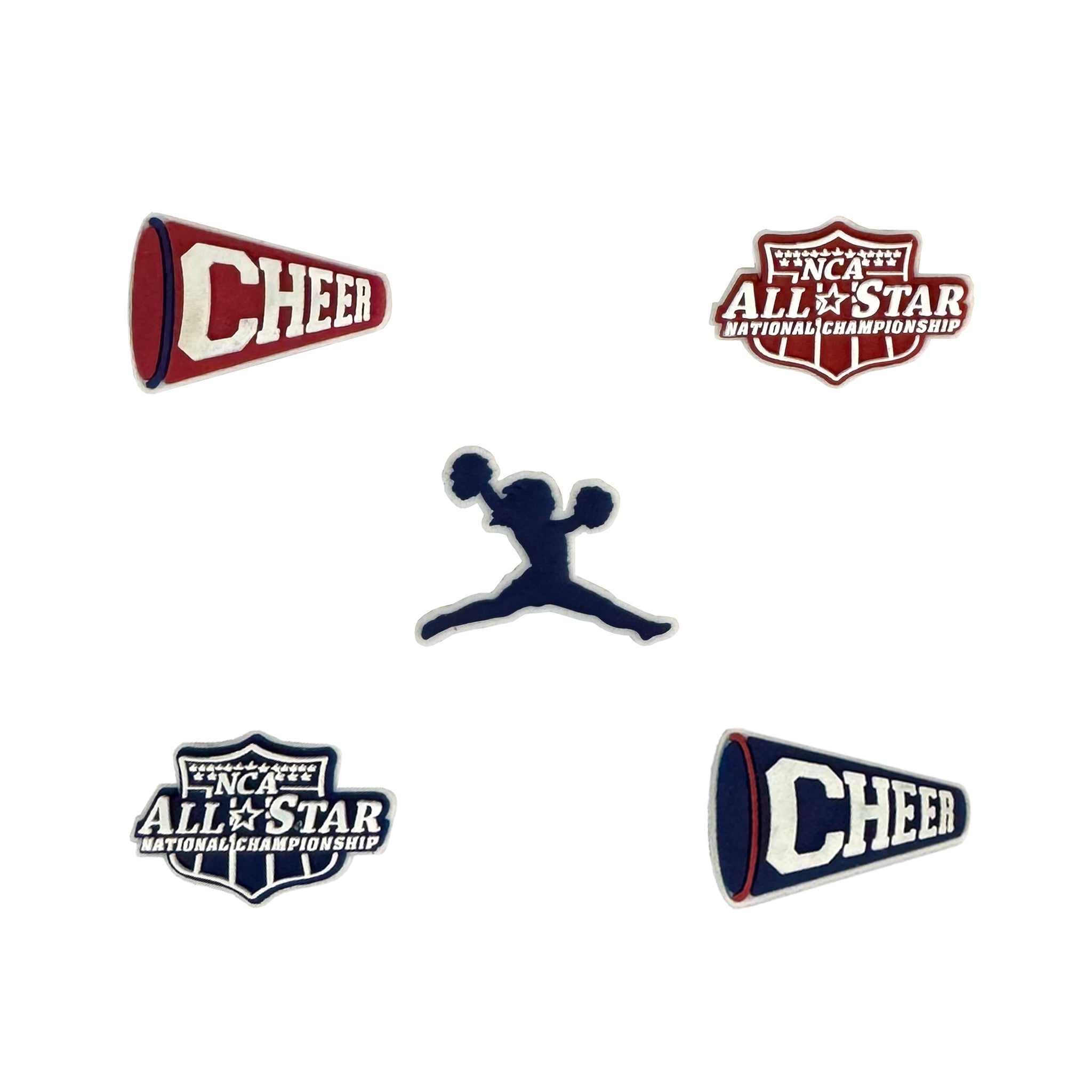 NCA All Star Clog Charms - 5 Pack - Varsity Shop