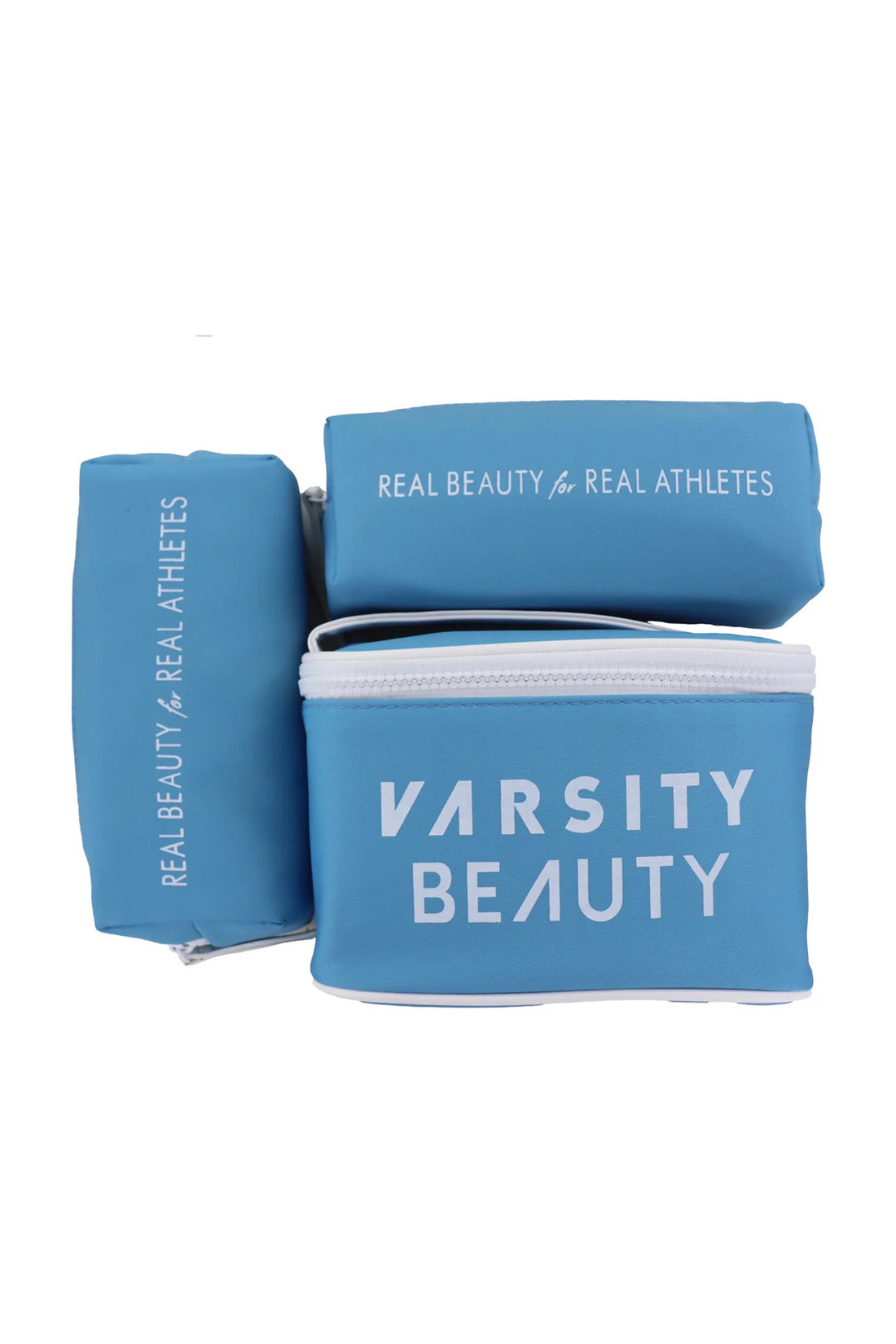 Varsity Beauty 4pc Cosmetic Bag - Light Blue - Varsity Shop
