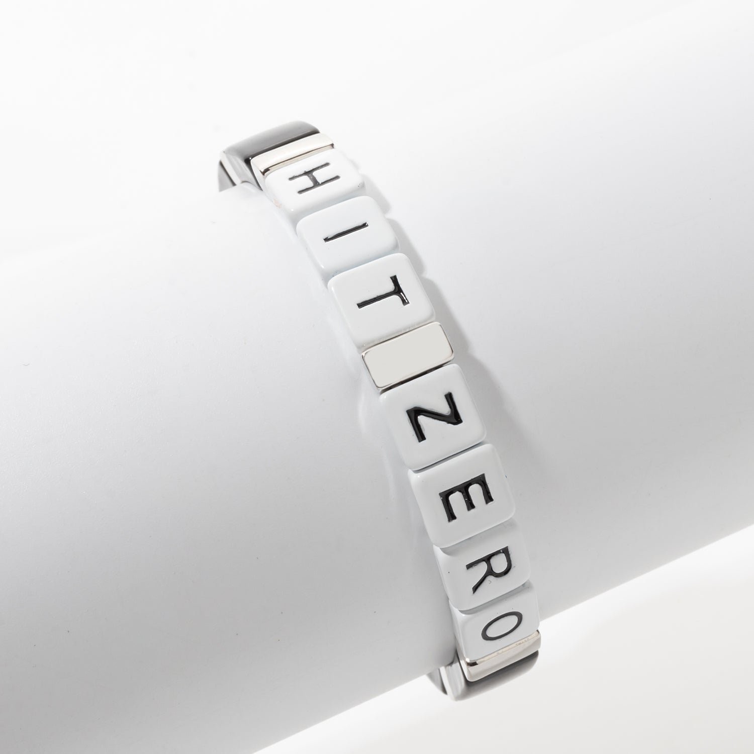 Hit Zero Black Single Bracelet - Silver - Varsity Shop