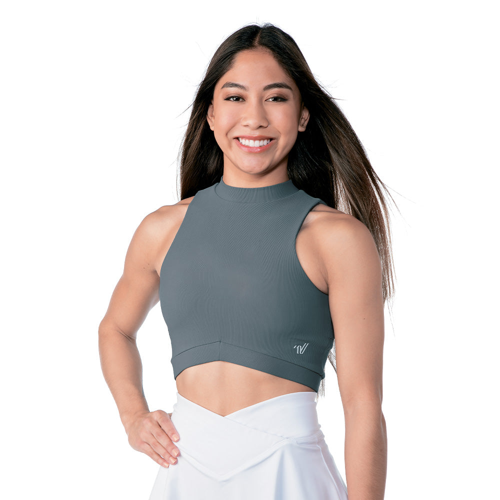Luxe Line Crossover Crop Top - Varsity Shop