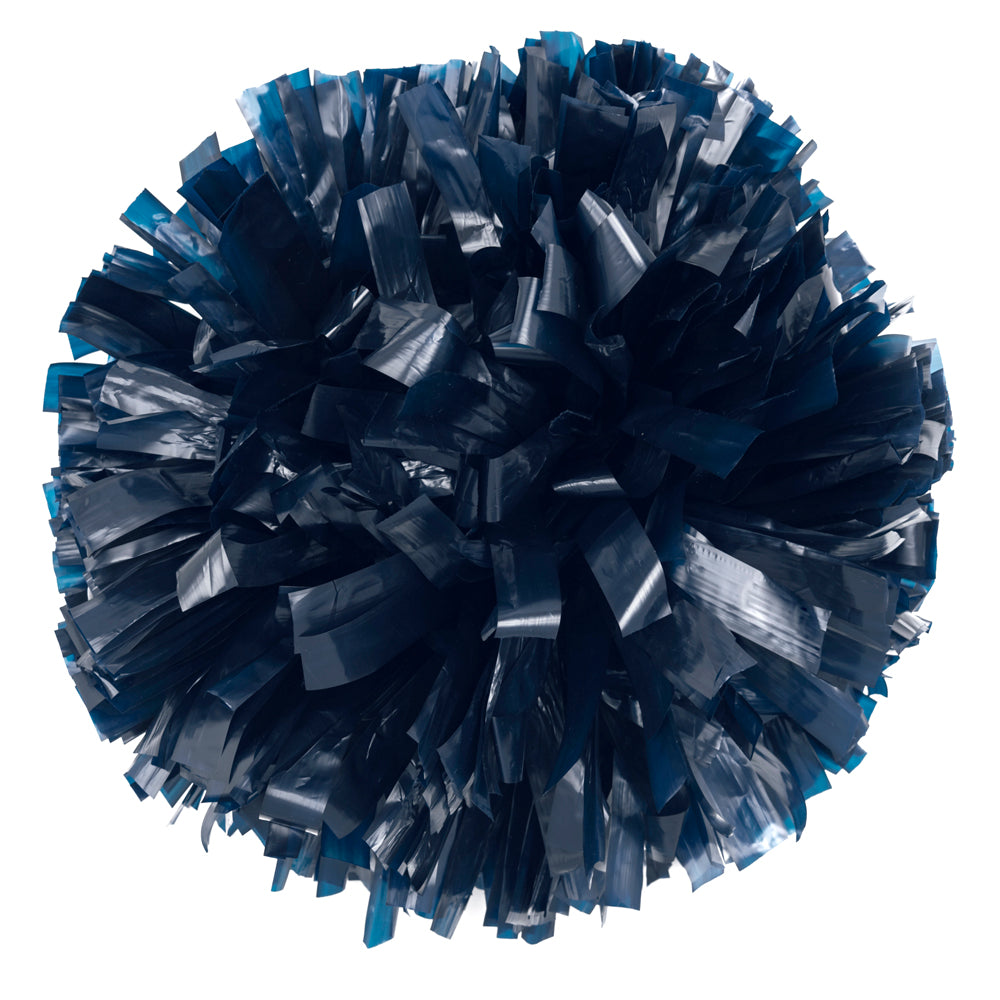 Navy Solid Vinyl Pom - Navy / 6" - Varsity Shop